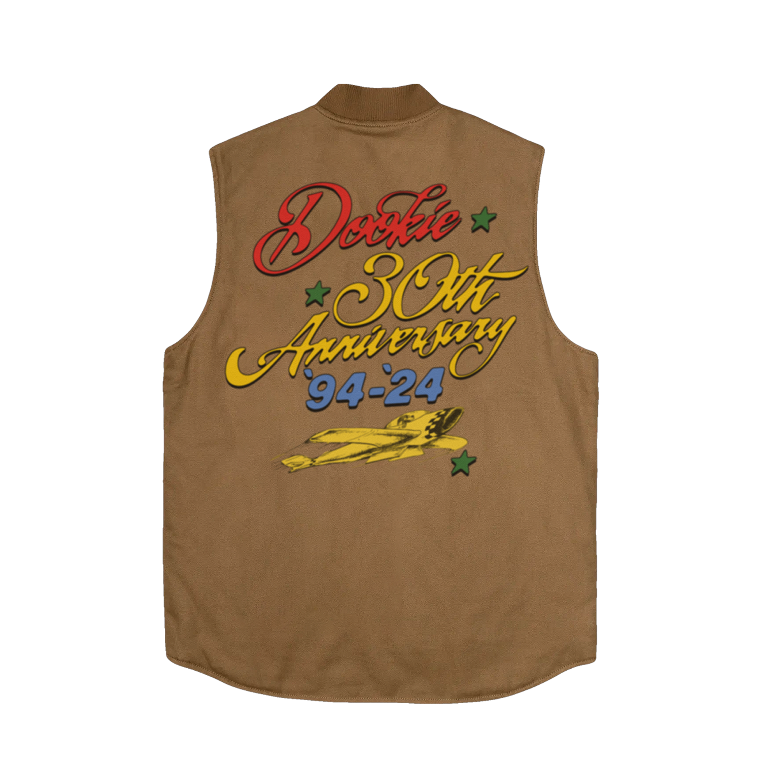Dookie 30th Plane Chore Vest – Green Day